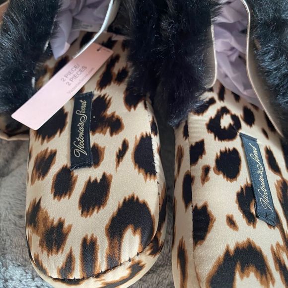 Victoria's Secret | Shoes | Brand New Vs Leopard Slippers | Poshmark